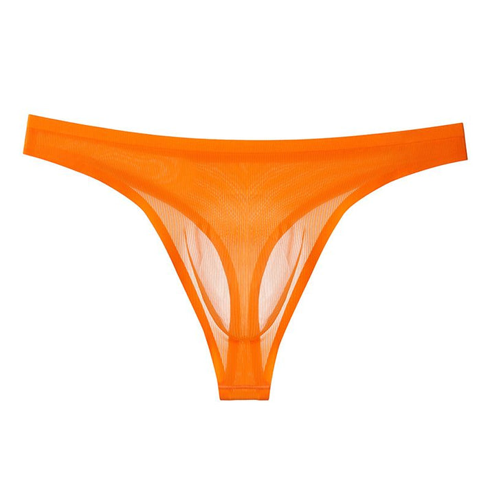 Men's Ultra-Thin Ice Silk Sexy Transparent Thong – UNDER LAB